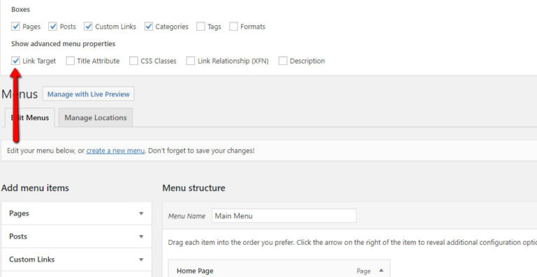 Create a Custom Menu in WordPress Step by Step - WPKlik