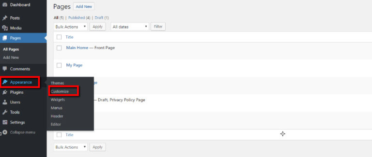 How To Change the Title and Tagline in WordPress - WPKlik