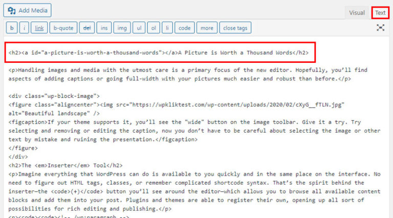 How to Create an Anchor Link in Wordpress the Easy Way - WPKlik