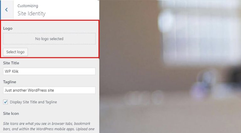 How to Easily Add Logo on Your WordPress Site - WPKlik