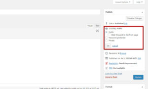 How to Make WordPress Private Page Or Post - WPKlik