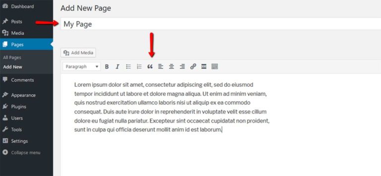 How to Quickly Create a New Page in WordPress - WPKlik
