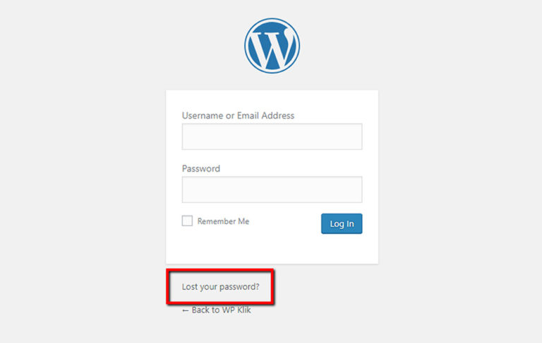 How to Change Your WordPress Password in a Few Steps - WPKlik