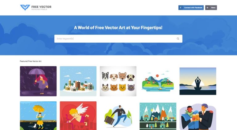 Best 10+ Websites With Vector Illustrations - WPKlik