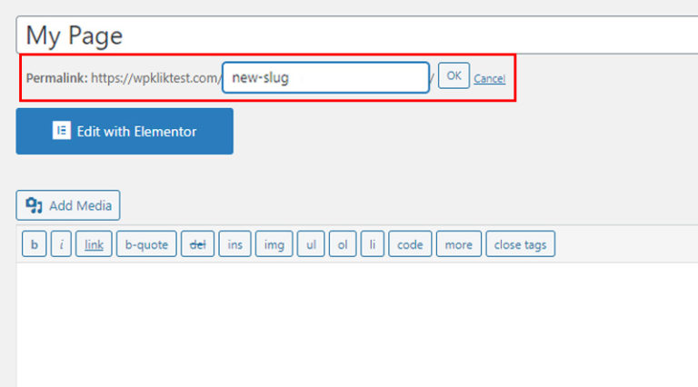 How to Create Permalinks and Slugs in WordPress - WPKlik