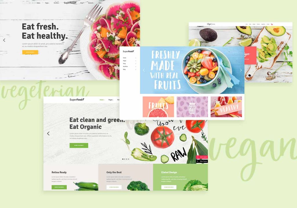 Top 5+ Vegetarian and Vegan Restaurant WordPress Themes 2022- WPKlik