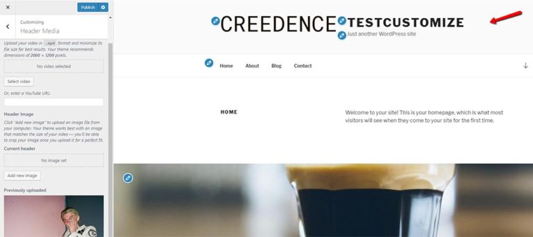 How to Use the Customize Option in WordPress - WPKlik
