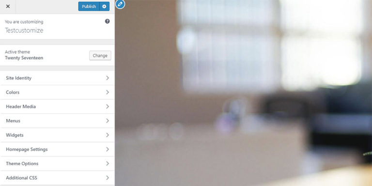 How to Use the Customize Option in WordPress - WPKlik