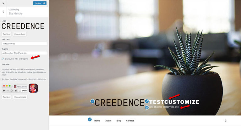 How to Use the Customize Option in WordPress - WPKlik