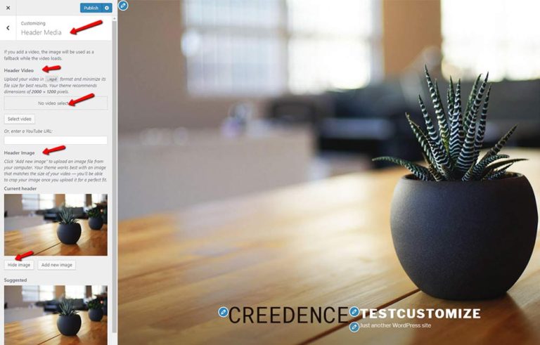 How to Use the Customize Option in WordPress - WPKlik