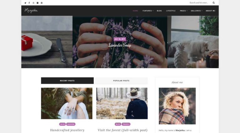 15 Best Feminine and Girly WordPress Themes 2024 - WPKlik