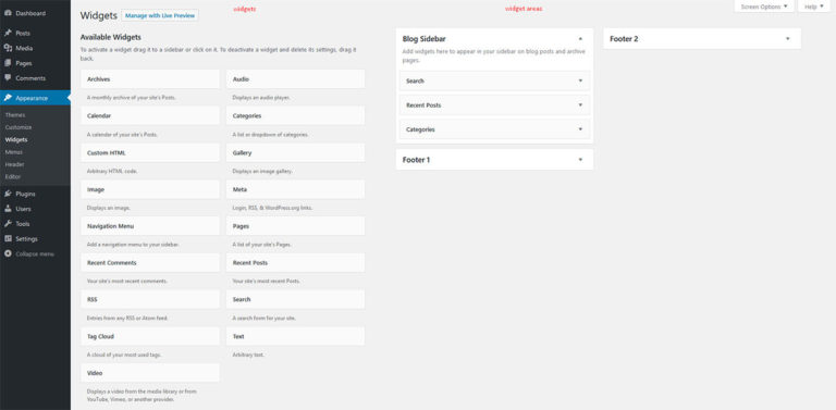 How to Add WordPress Widgets to Your Site - WPKlik
