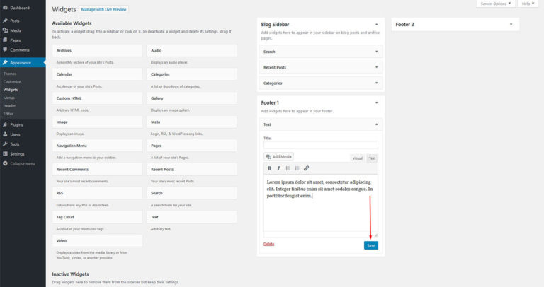 How to Add WordPress Widgets to Your Site - WPKlik