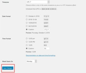 How to Change Date and Time Format in WordPress - WPKlik