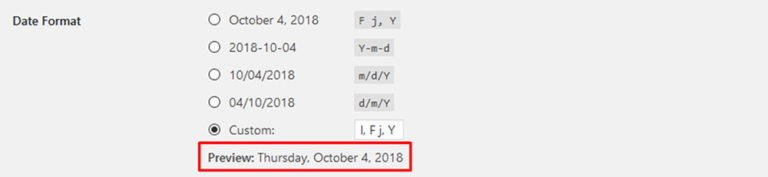 How to Change Date and Time Format in WordPress - WPKlik