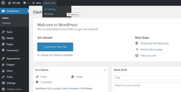 Using Custom Functions to Modify Your WordPress Dashboard - WPKlik