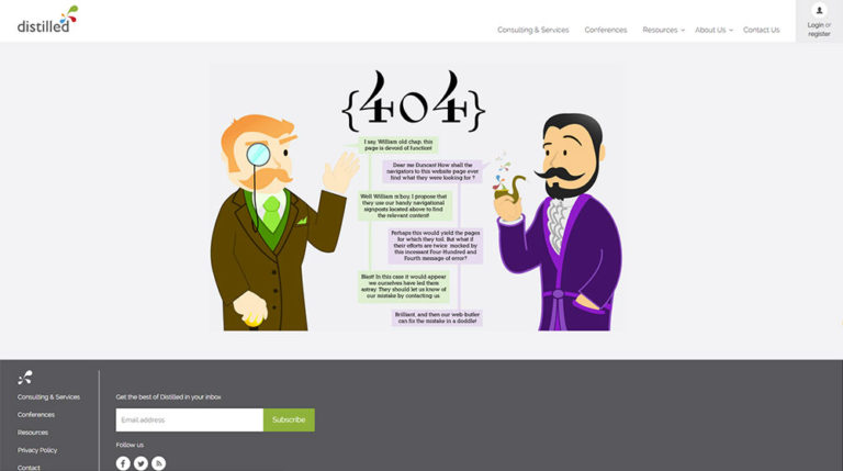 A 404 Page - Best Practices and Design Inspiration - WPKlik