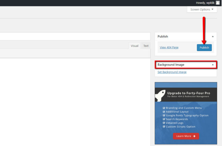 How to Make a Custom 404 Page in WordPress - WPKlik