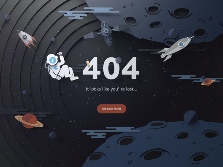 A 404 Page - Best Practices and Design Inspiration - WPKlik