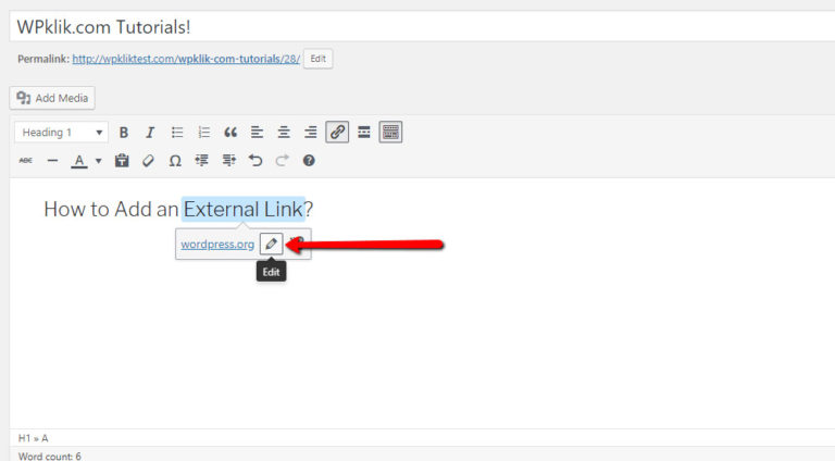 How to Easily Open Links in a New Tab with WordPress - WPKlik