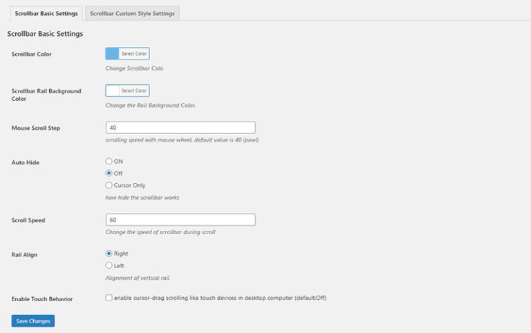 How to Add a Custom Scrollbar in WordPress - WPKlik