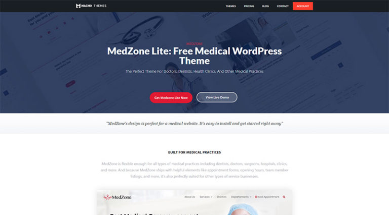5+ Professional Free Medical WordPress Themes - WPKlik