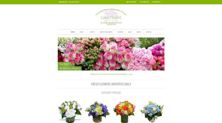 20+ Florist Websites That Will Inspire Every Flower Lover - WPKlik