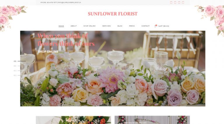 20+ Florist Websites That Will Inspire Every Flower Lover - WPKlik