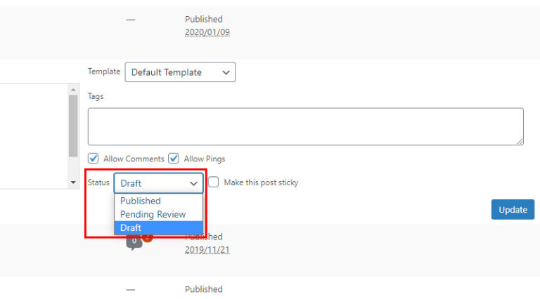 How to Unpublish WordPress Pages or Posts the Easy Way - WPKlik
