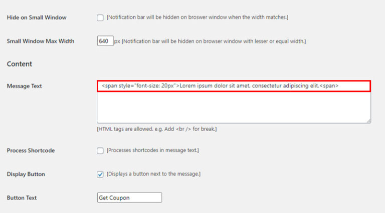 How to Set Up a WordPress Notification Bar - WPKlik