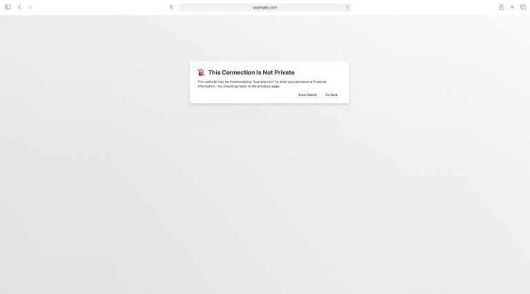 How To Fix Your Connection Is Not Private Error Wpklik