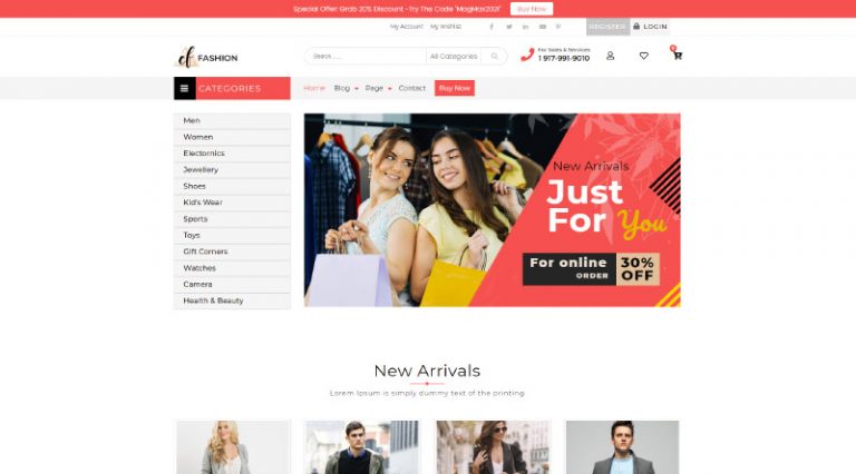 5+ Best Free Fashion Store WordPress Themes 2023 - WPKlik