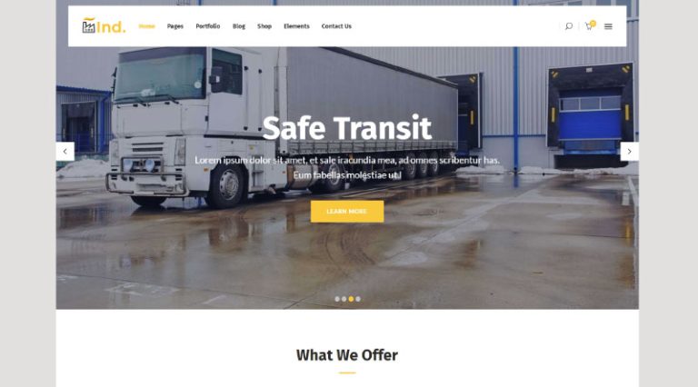 8 Professional Logistics WordPress Themes for 2023 - WPKlik