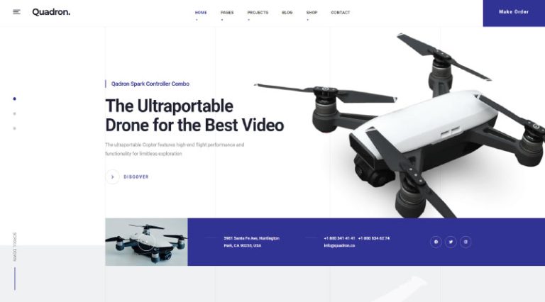 6 Stunning WordPress Drone Themes for 2023 - WPKlik