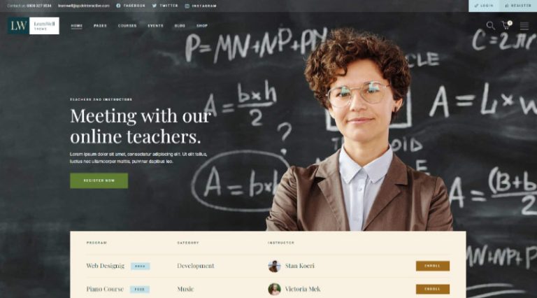 10 Modern Online Course WordPress Themes for 2023 - WPKlik