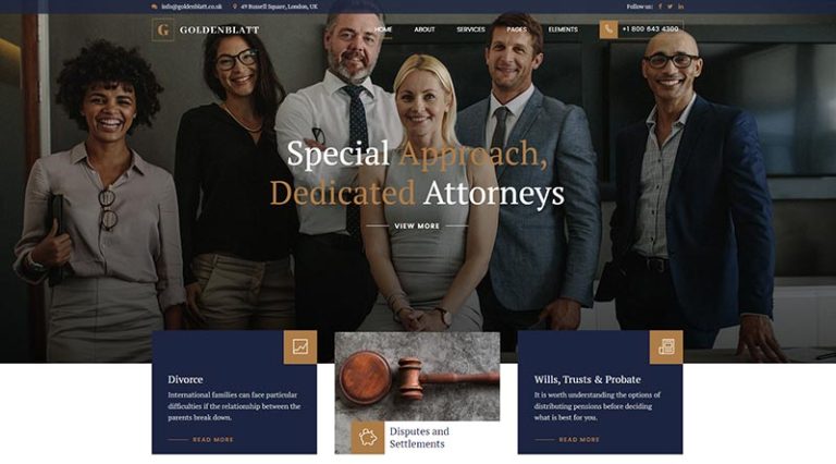 20 Professional Lawyer WordPress Themes 2023 - WPKlik